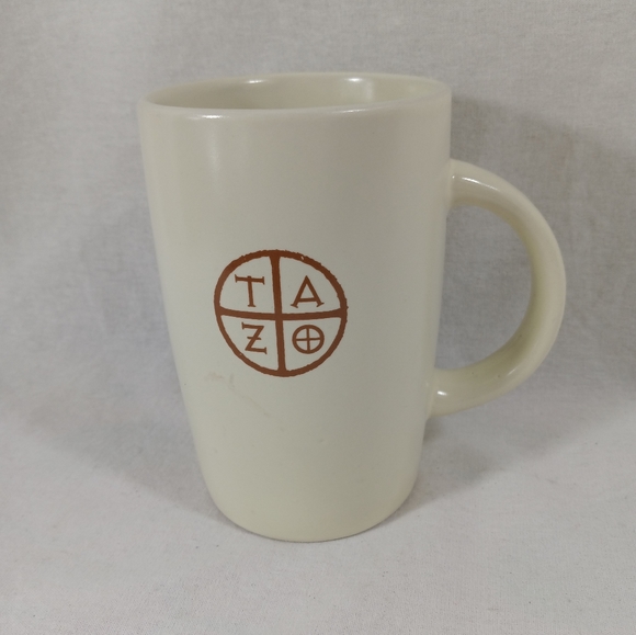 Starbucks | Dining | Starbucks Coffee Mug Tazo 22 Beige With Brown Logo ...